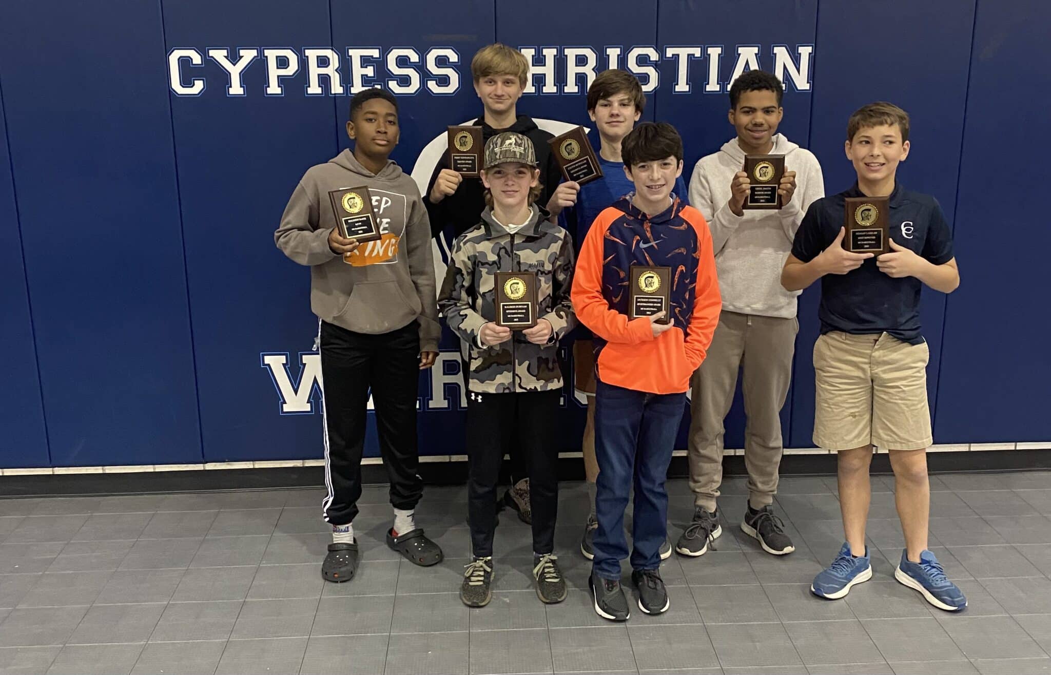 MS Boys Basketball Awards Program - Cypress Christian School