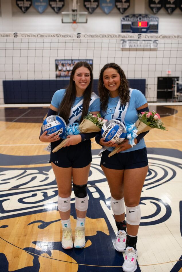 Volleyball Senior Night 2023 - Cypress Christian School