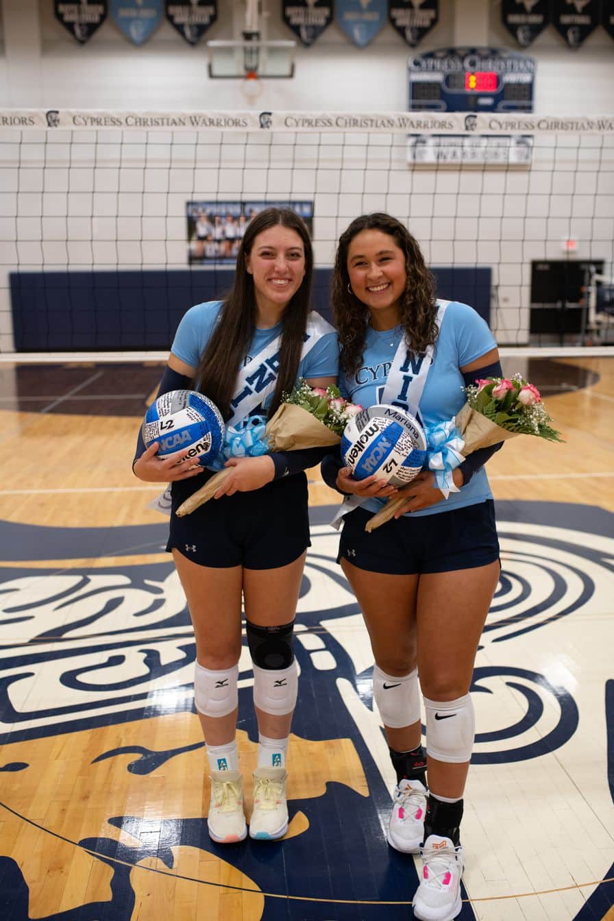 Volleyball Senior Night 2023 - Cypress Christian School